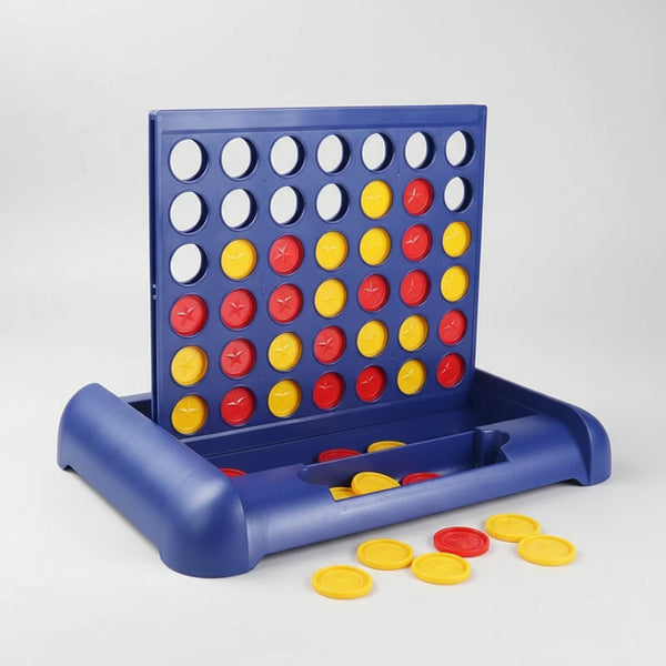 Connect 4 Portable Board Game – Foldable Travel Four in a Row Family ...