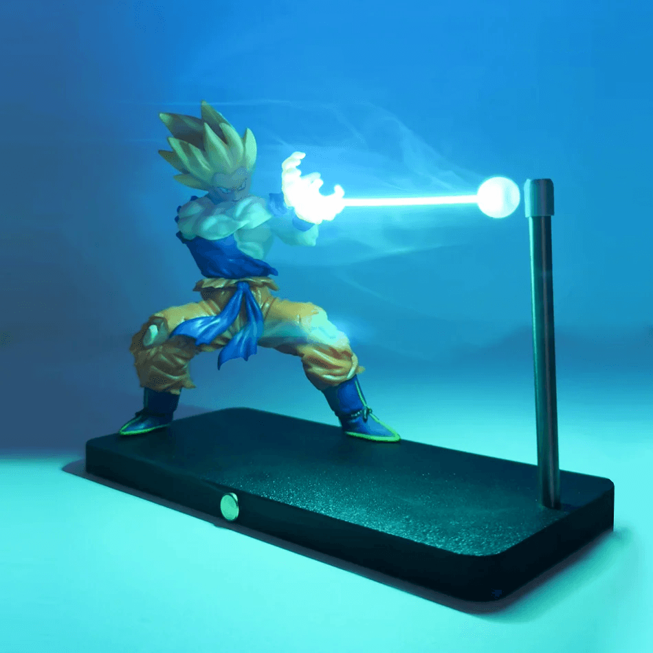 Dragon Ball Z Goku Super Saiyan Lamp Figurine with Magnetic Levitating ...